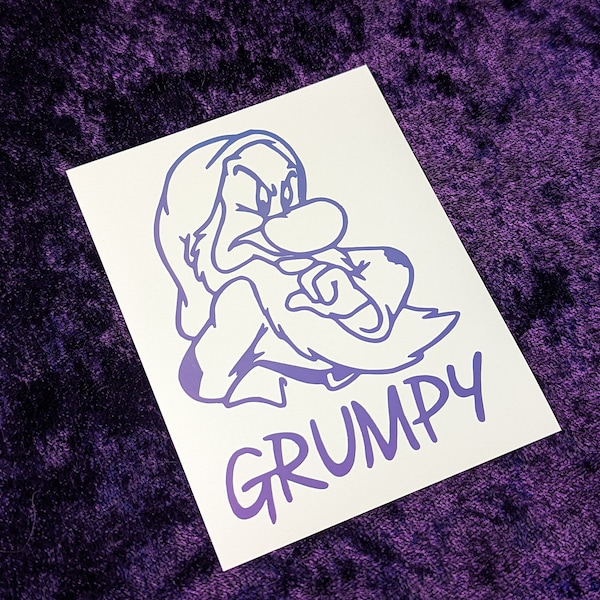 Grumpy Dwarf Decal - Etsy