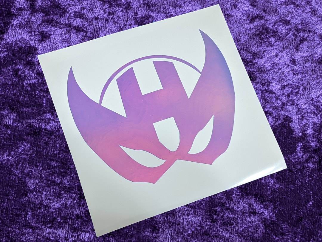 Hawkeye Symbol Vinyl Decal in Magical Holographic or White - Etsy