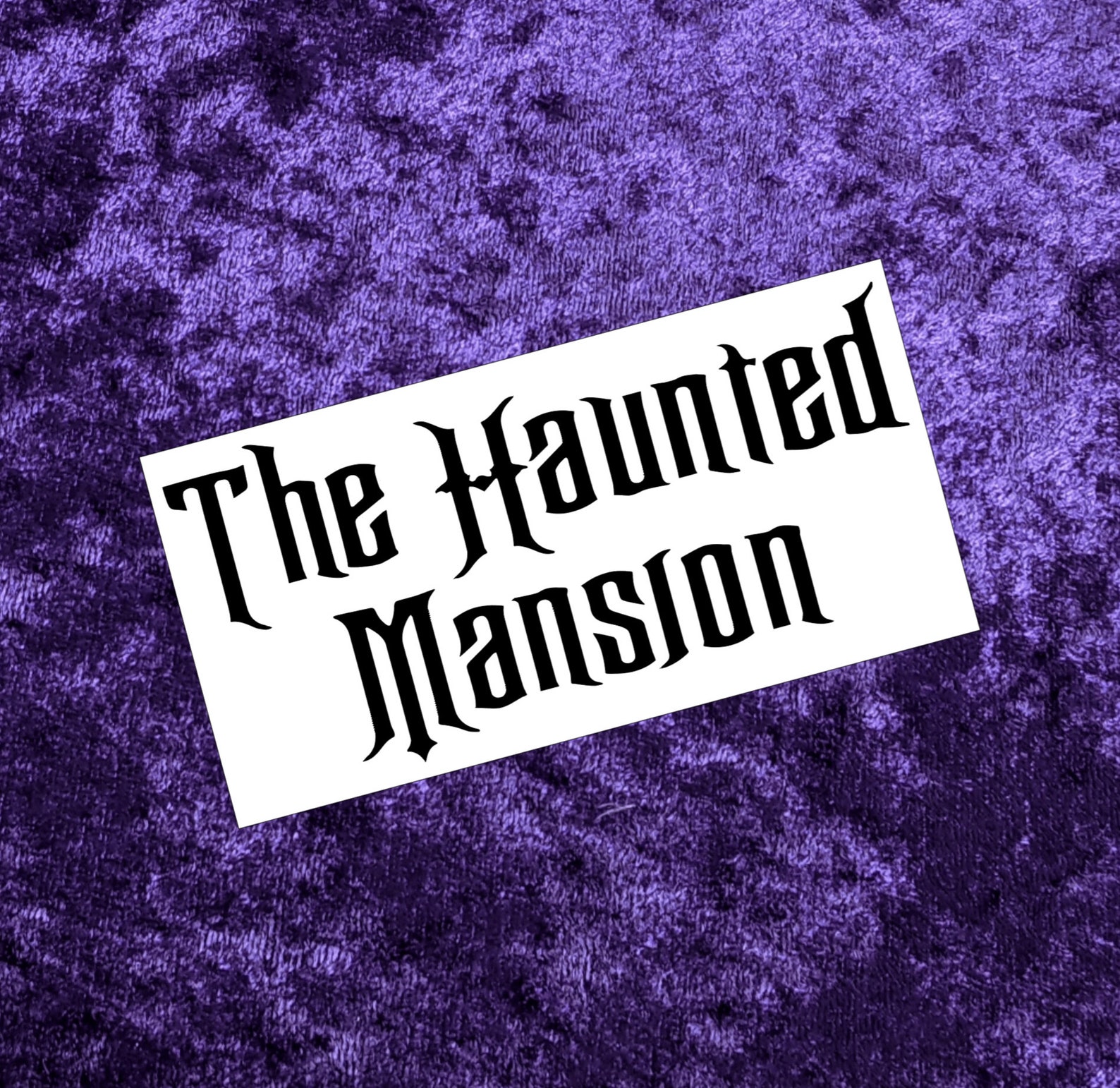 Haunted Mansion Logo Permanent Vinyl Decal in Magical - Etsy