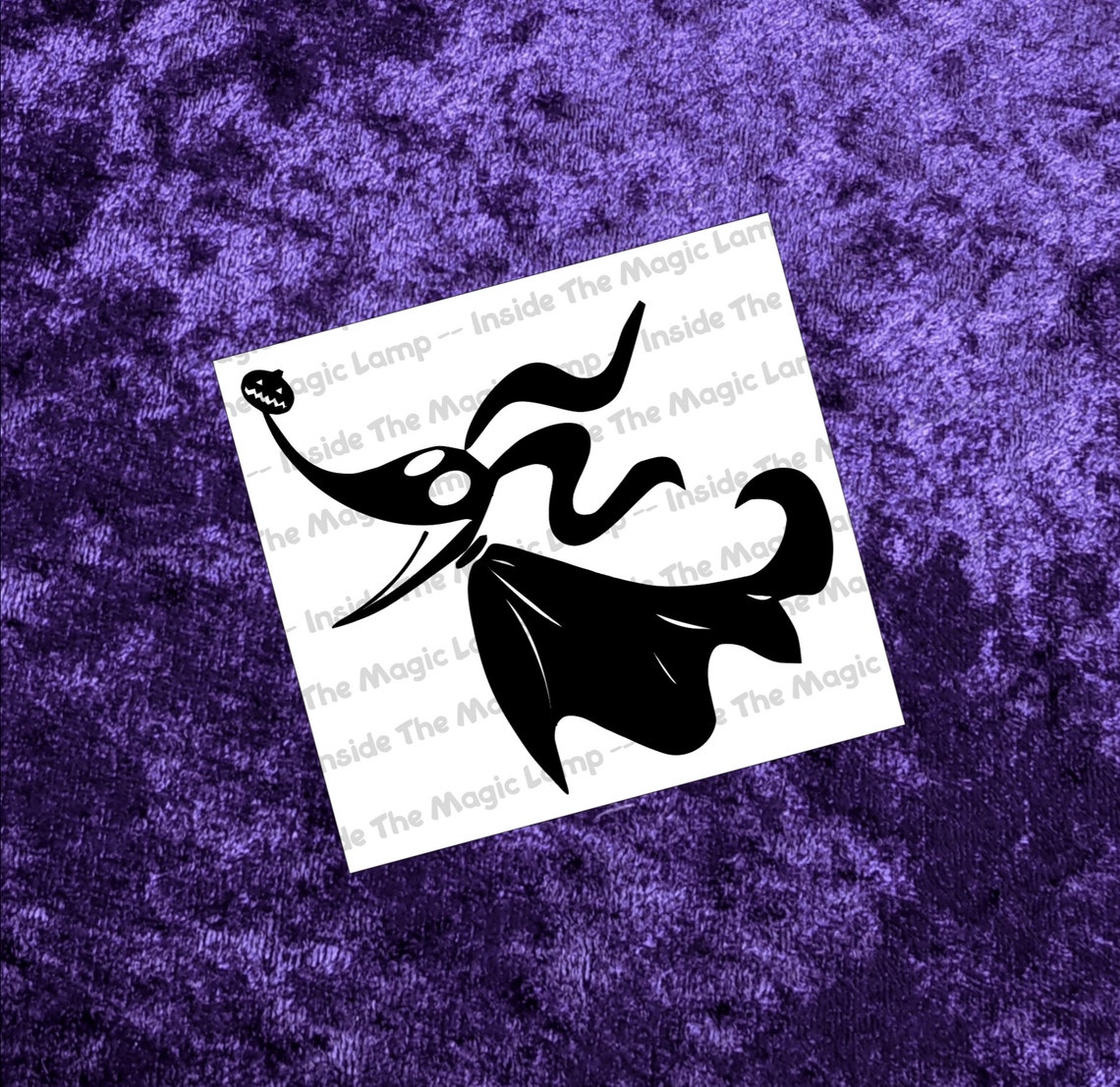 Zero Nightmare Before Christmas Permanent Vinyl Decal in | Etsy