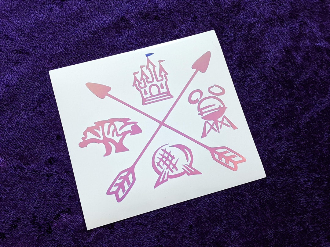 Disney Parks Arrows Permanent Vinyl Decal in Magical Holographic or ...