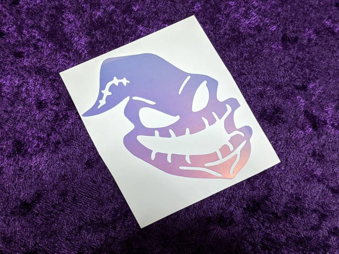 Oogie Boogie Face Nightmare Before Christmas Permanent Vinyl Decal in ...