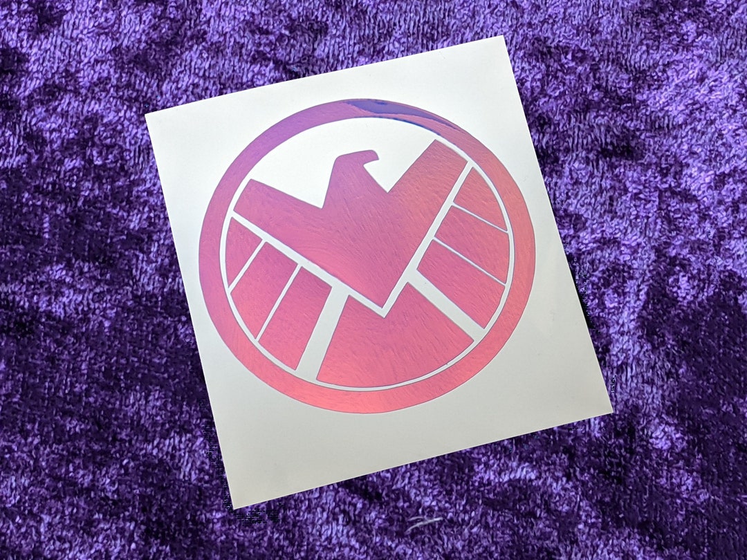 SHIELD Symbol Permanent Vinyl Decal in Magical Holographic or Various ...