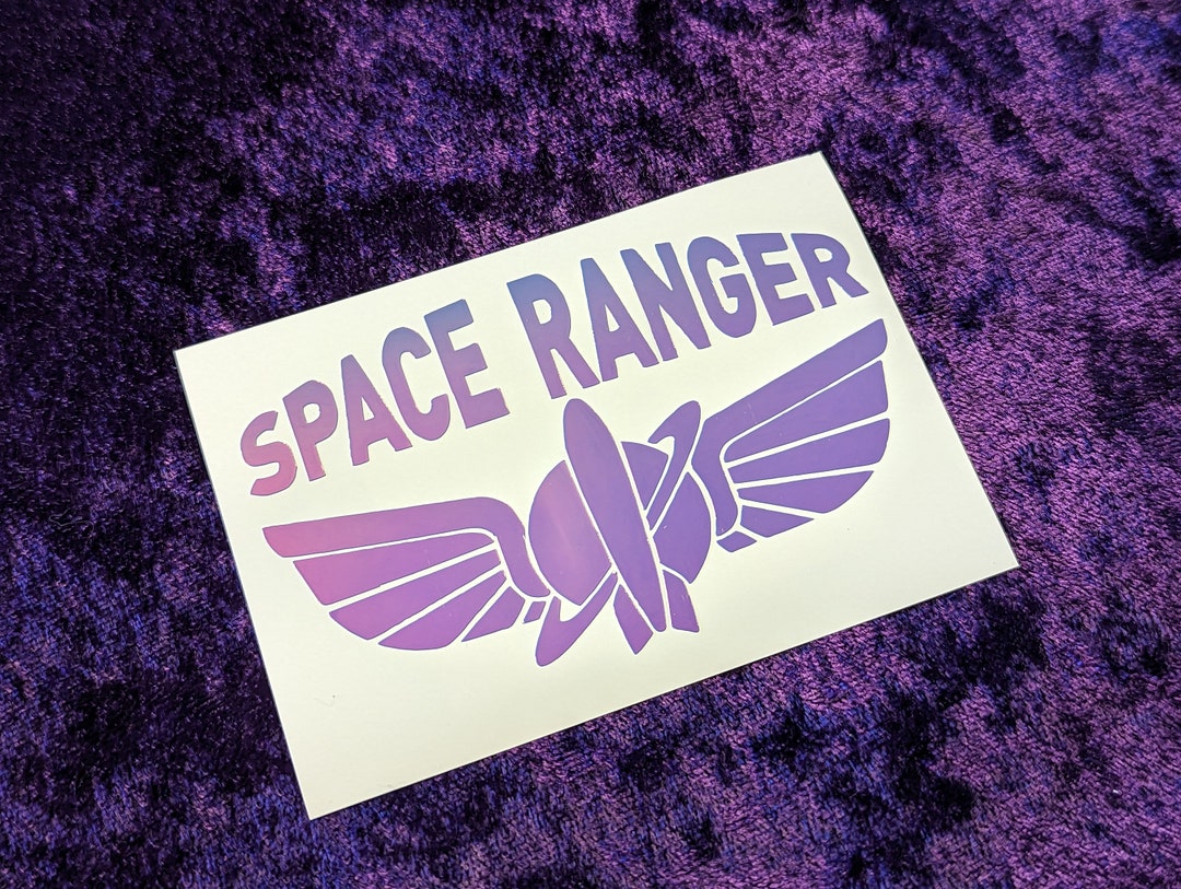 Toy Story Buzz Lightyear Space Ranger Wings Permanent Vinyl Decal in ...