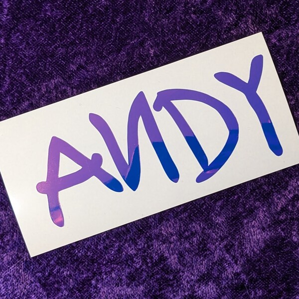 Toy Story “andy” Stickers - Etsy