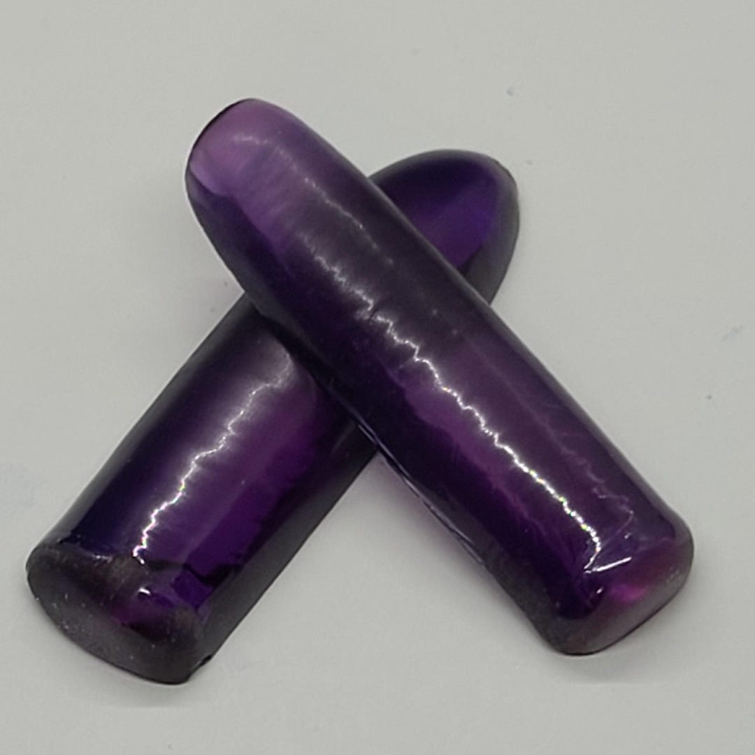 Purple Kunzite #60 Lab Created Corundum Sapphire Faceting Rough for Gem ...