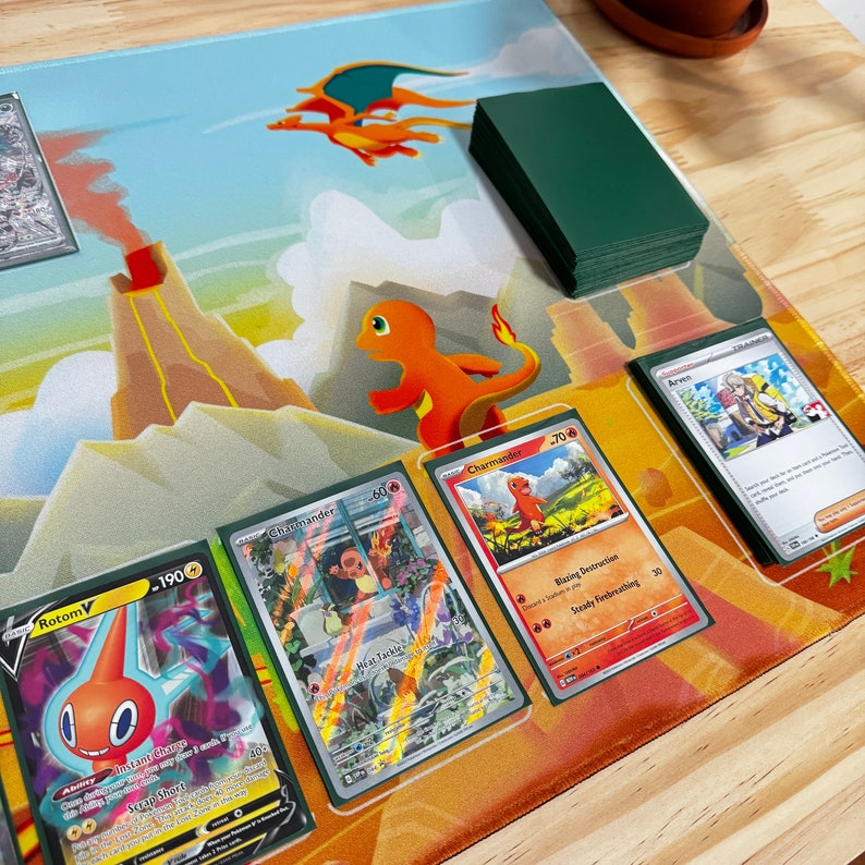 Charizard Pokemon Playmat for TCG Players, Gamers & Pokemon Fans ...