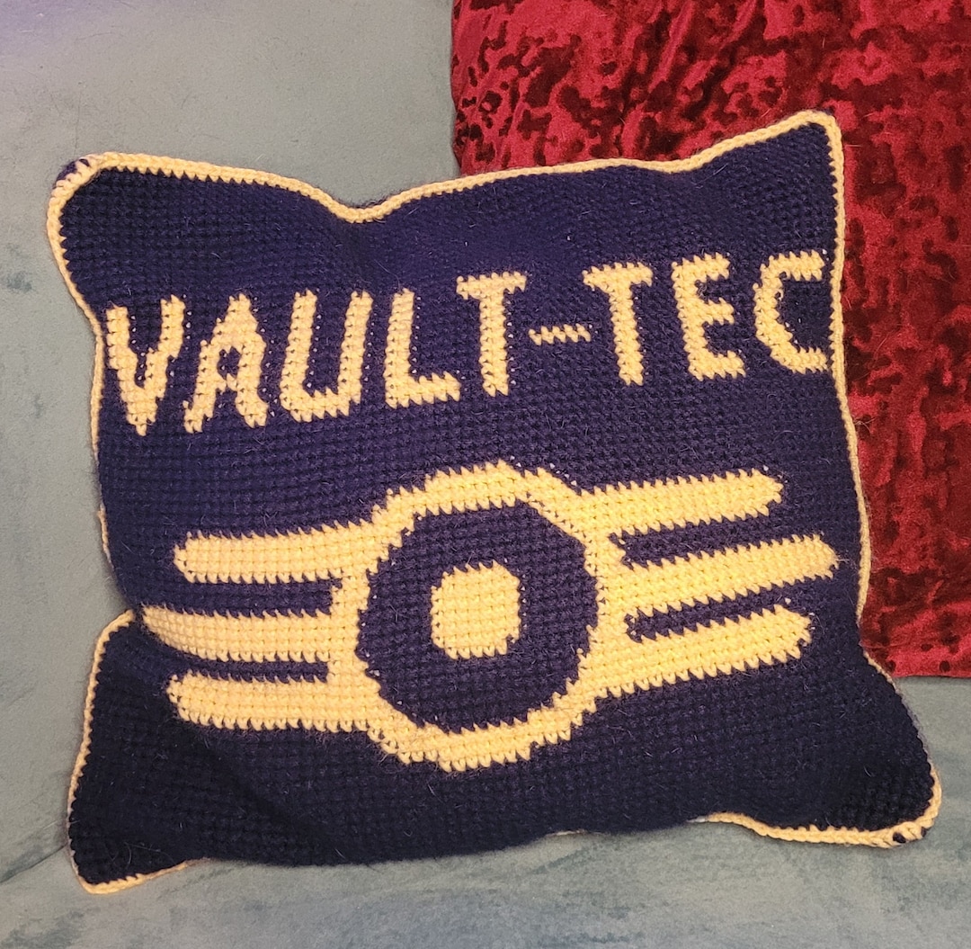 Vault Tec Pillow Crochet Pattern - Etsy