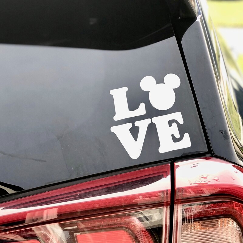 Mickey Mouse Car Decal - Etsy Canada