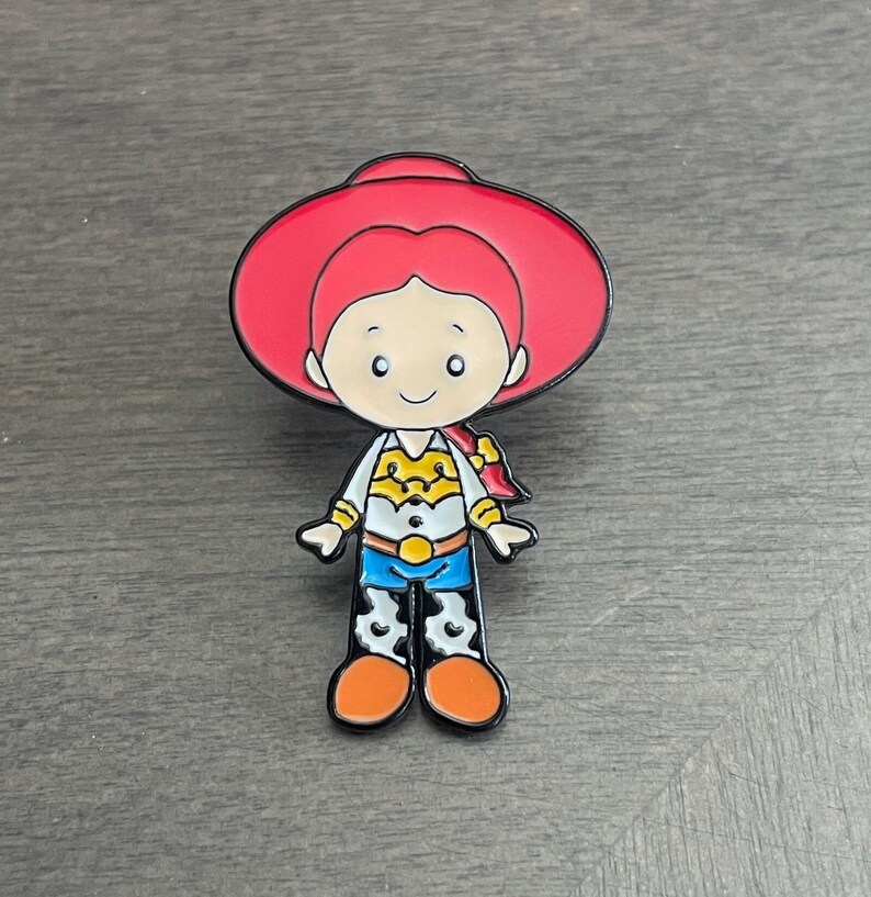 Disney Pixar Inspired Enamel Pins toy Story Woody Jessie - Etsy