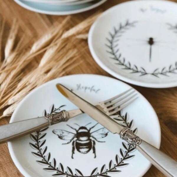 Bee Plate - Etsy