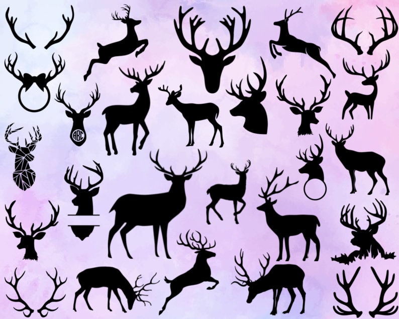 100 Deer SVG Mega Bundle Deer SVG Deer Bundle SVG Deer | Etsy