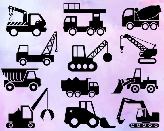 Construction SVG Trucks Svg Excavator Svg Dump Truck Svg - Etsy Australia