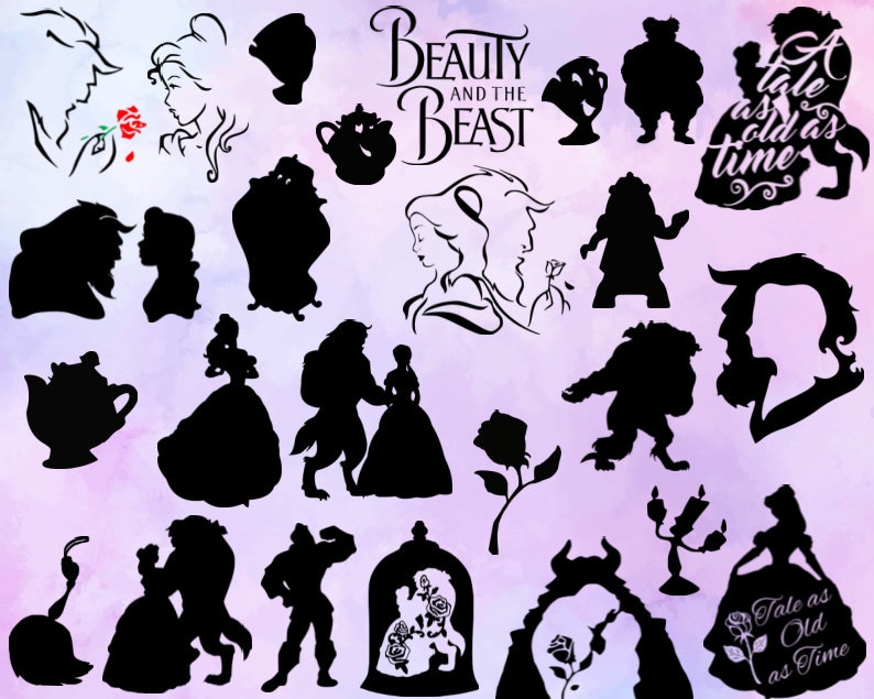 Beauty and the Beast Svg Bundle Belle Svg Beast Svg Im His - Etsy