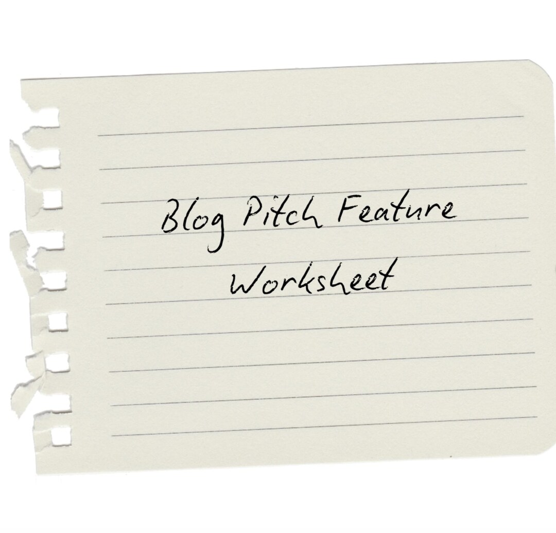 Blog Pitch Feature Worksheet - Etsy