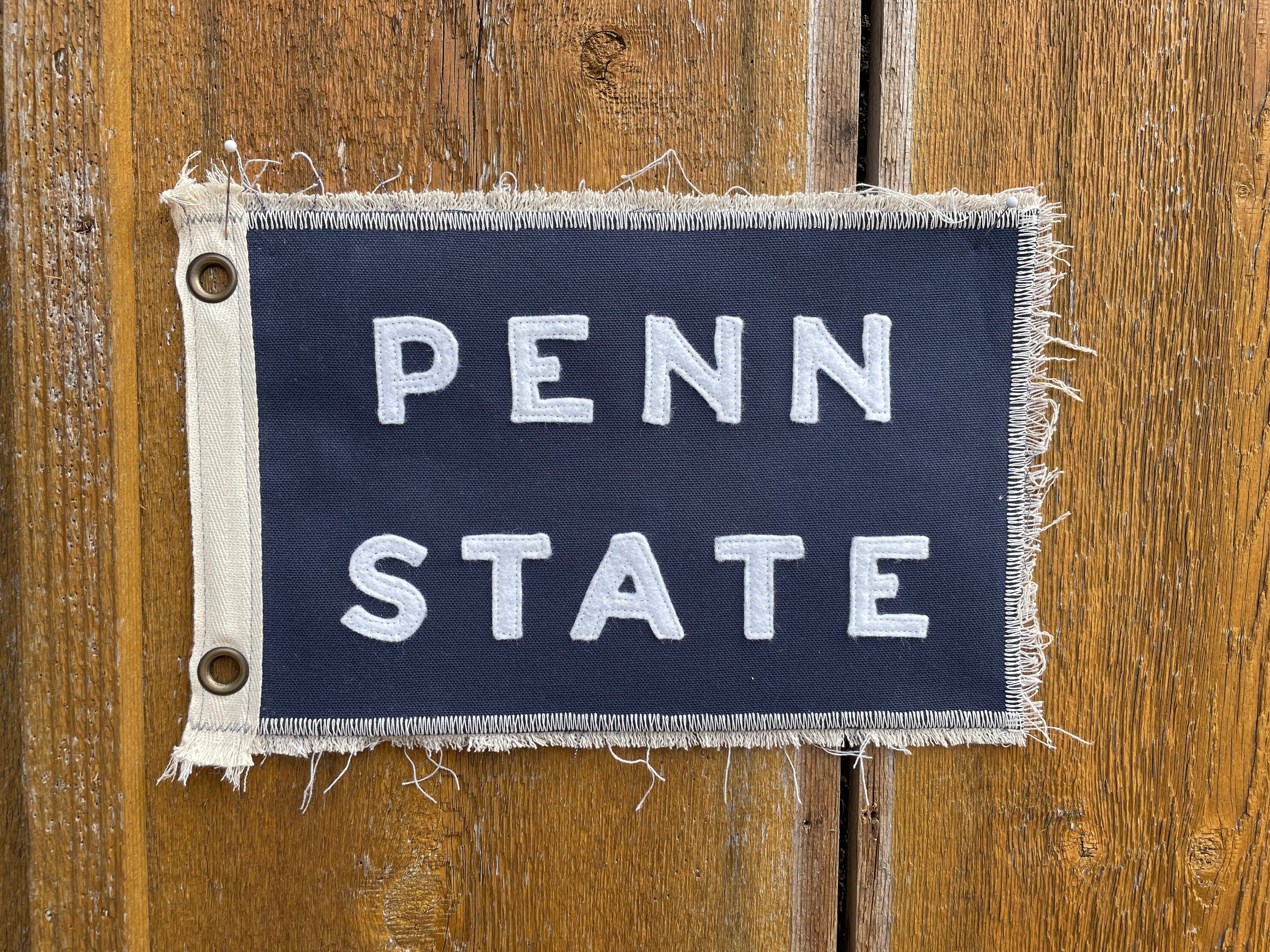 Vintage Penn State Camp Flag: Handmade Nittany Lions Banner - Etsy