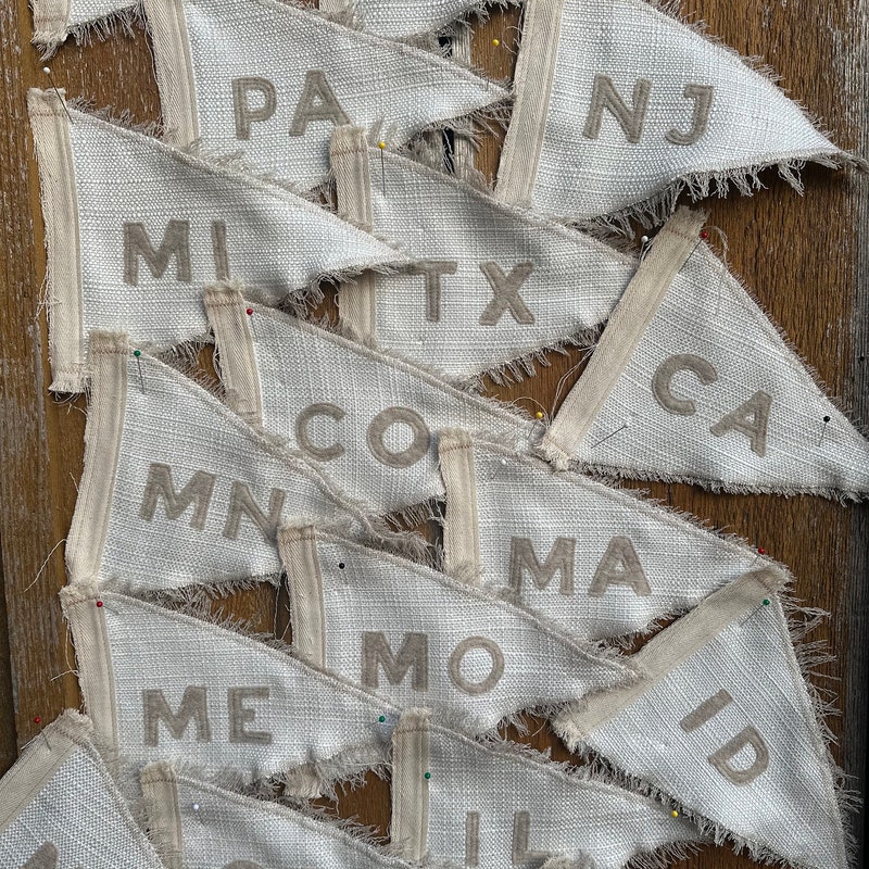 Pennant Coastal Flag - Etsy