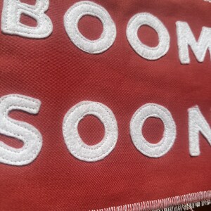 Vintage Inspired Oklahoma University Boomer Sooner Camp Flag Red and ...