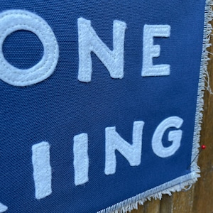 Vintage Inspired 'gone Skiing' Camp Flag - Upcycled Pennant - Etsy