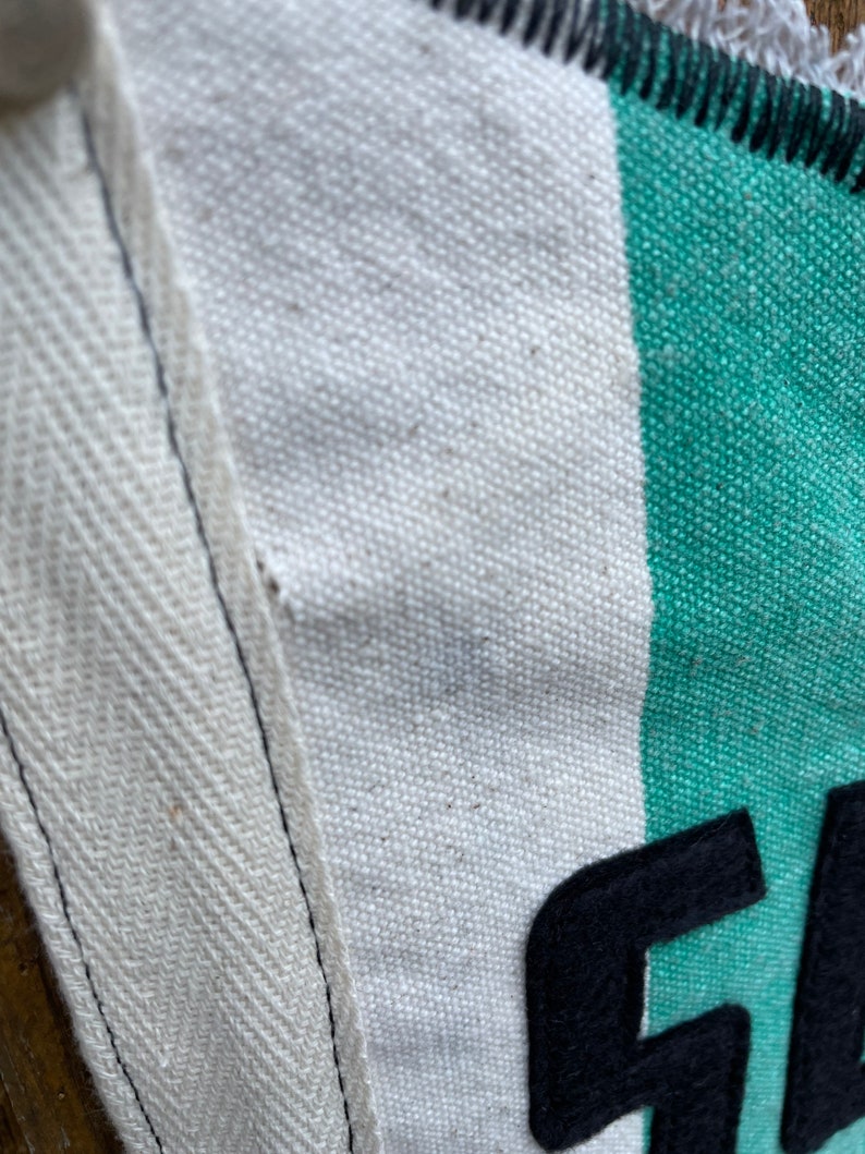 Vintage Inspired Pennant SURF Upcycled Recycled Beach Flag - Etsy