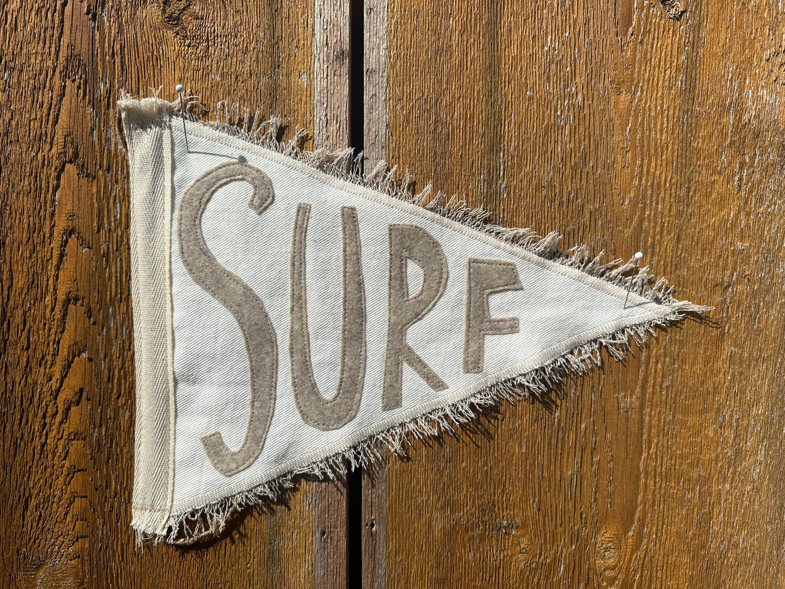 Vintage Inspired Pennant Surf Upcycled Recycled Beach Flag California ...