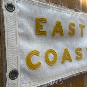 Vintage Inspired Pennant Camp Flag East Coast Upcycled Recycled Beach ...