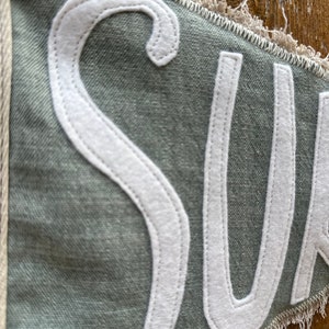 Vintage Inspired Pennant Surf Upcycled Recycled Beach Flag California ...