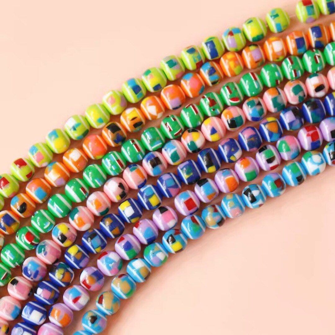 20pc Y2K Colorful Beads Bead Embroidery Handmade DIY - Etsy
