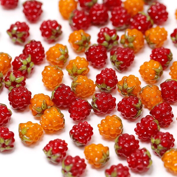 Strawberry Beads - Etsy