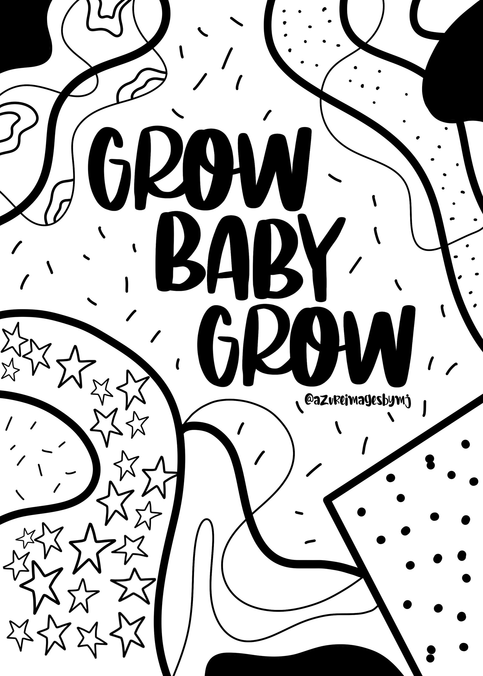 Grow Coloring Page Coloring Pages