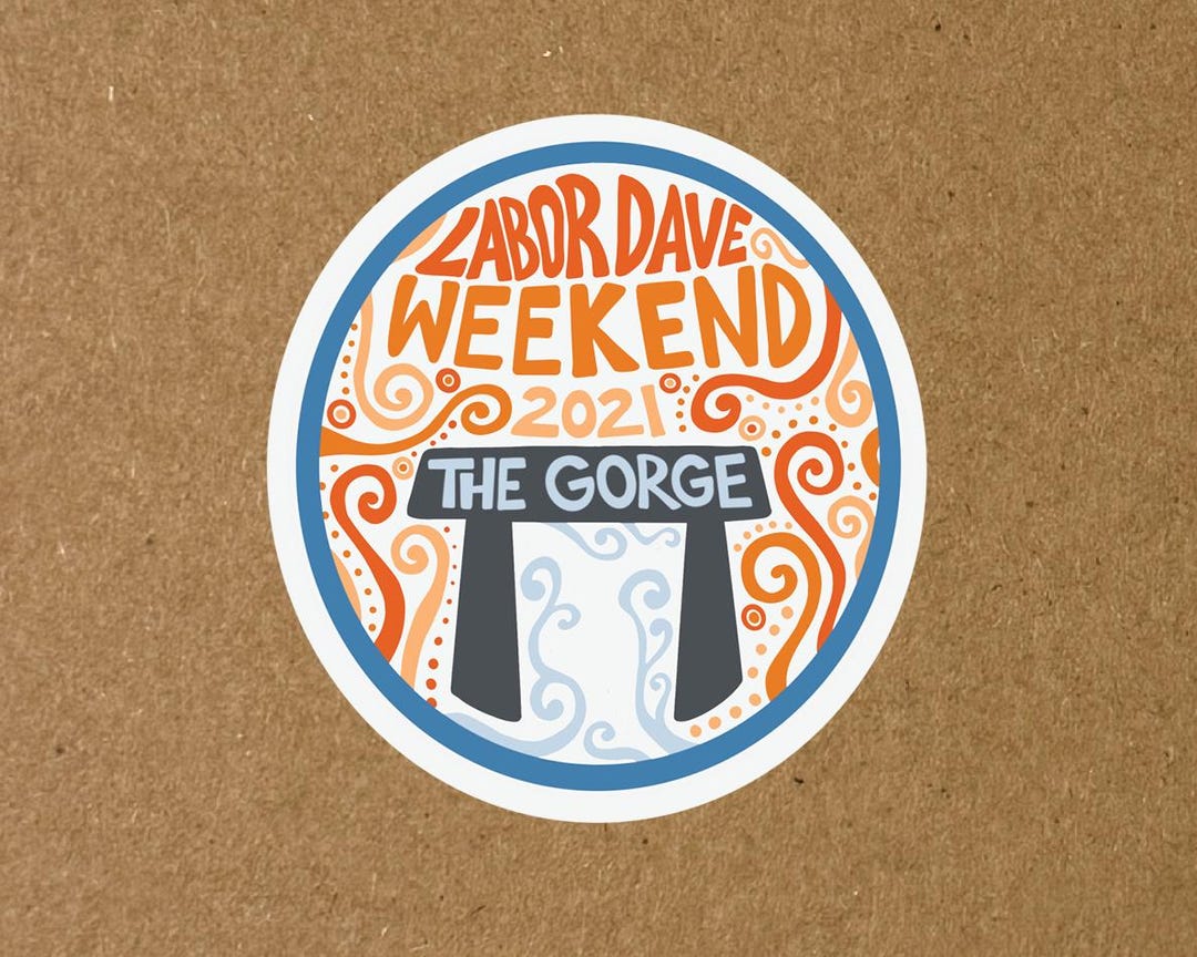 DMB at the Gorge // Labor Dave Weekend 2021 Sticker - Etsy