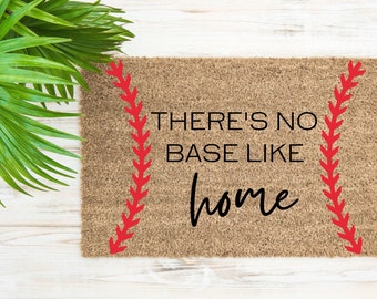 Baseball Home Plate Door Mat - Etsy