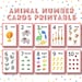 Animal Number Cards Printable - Etsy