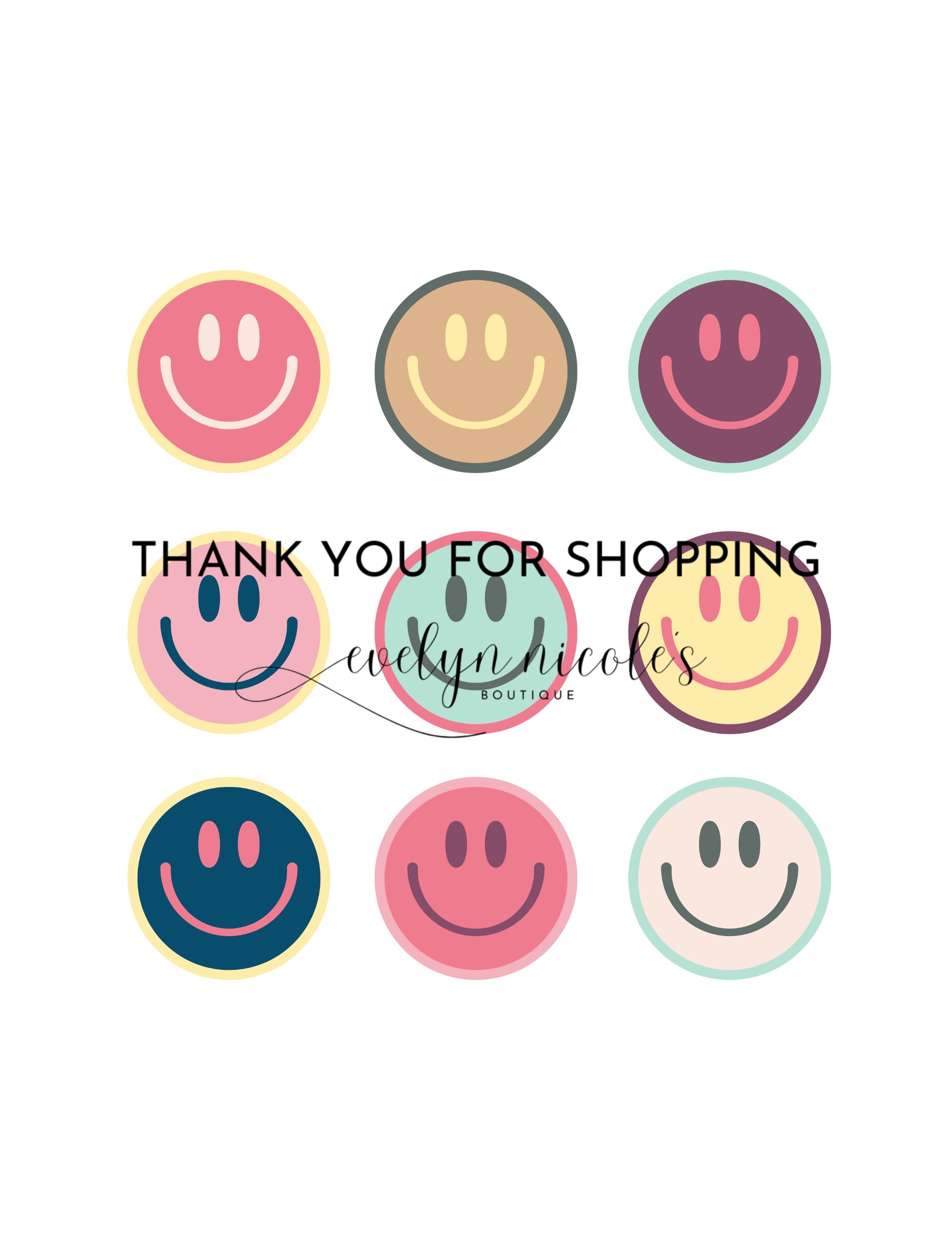 Smiley Faces Digital Download - Etsy