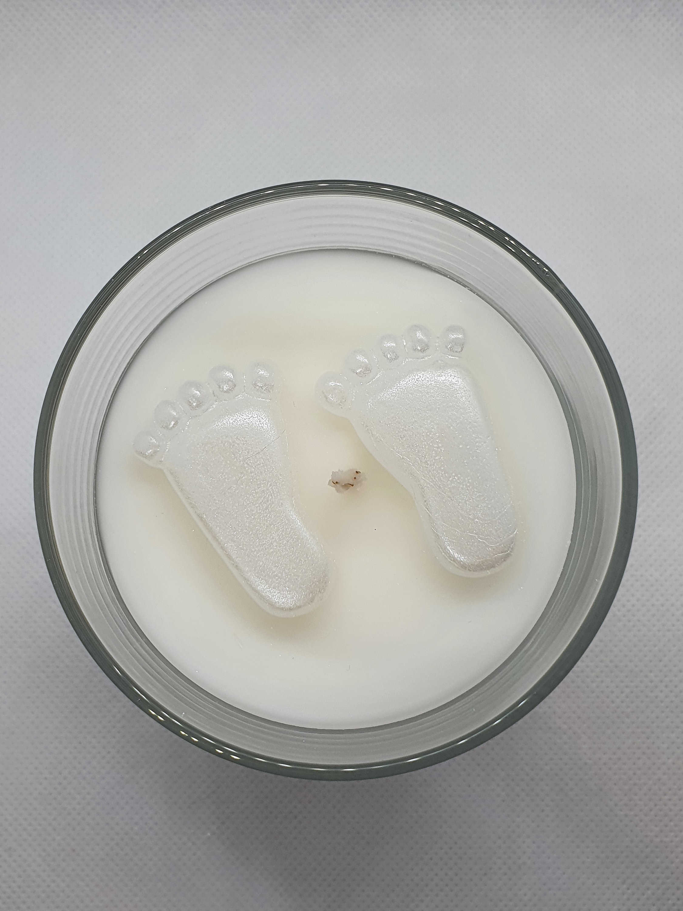 New Baby 30cl Candle, Baby Feet Candle, Boy, Girl, Neutral, New Mum ...