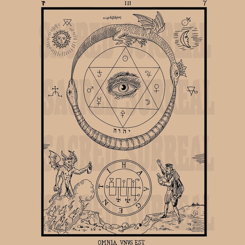 Medieval Alchemy Hermetic Eye of Providence | Astrology Illuminati ...
