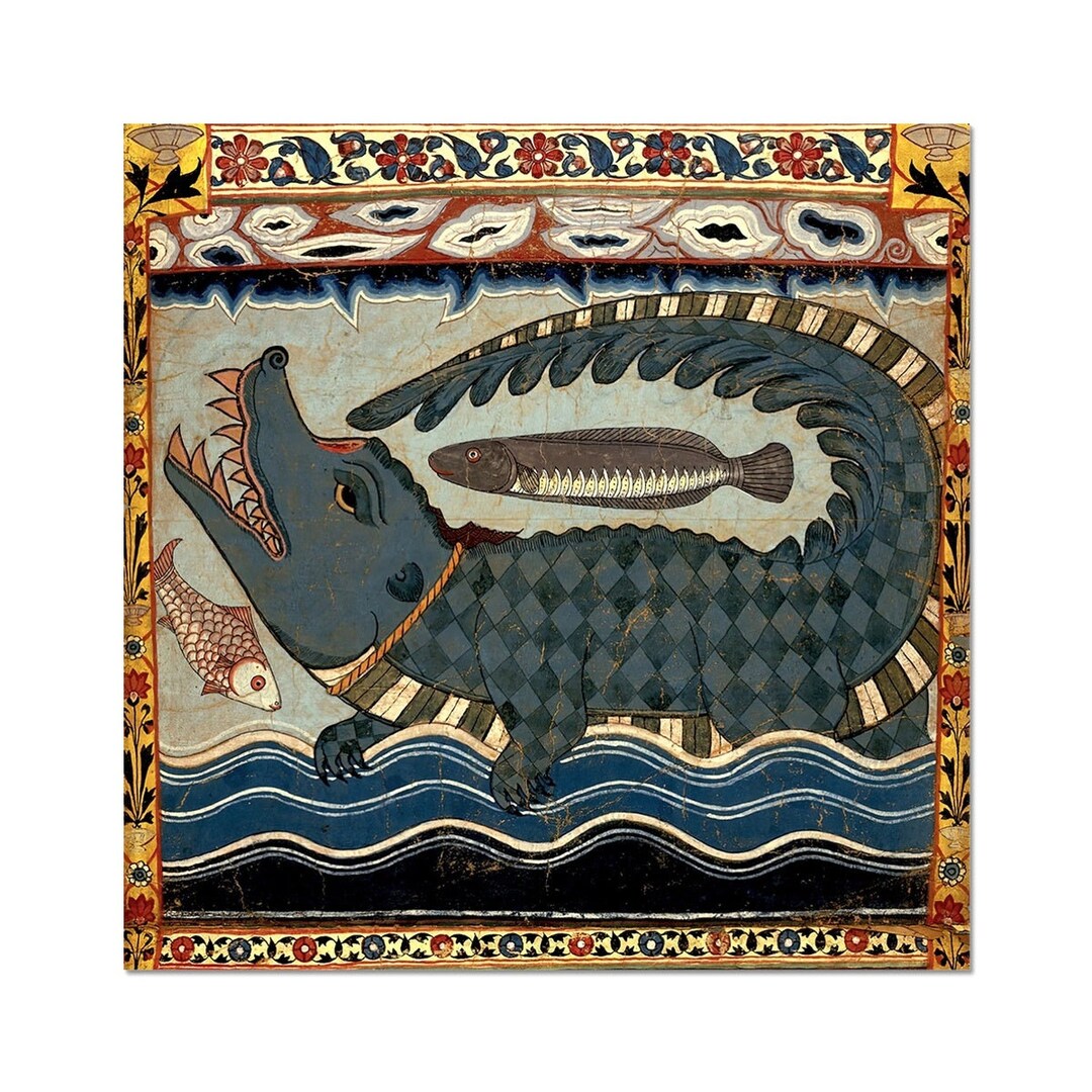 Gazi Pir Crocodile Scroll | Ancient Indian Art, Islamic Art, Muslim Art ...