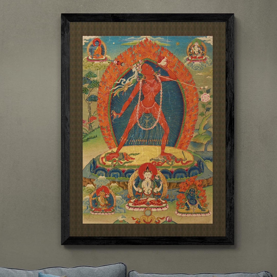 Vajrayogini Tibetan Vajrayana Female Goddess Deity Feminist Tantra ...