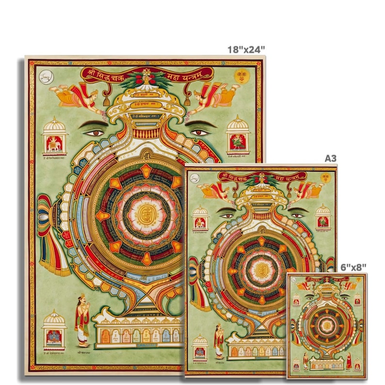 The Siddhachakra Mahayantra Holy Yantra (navkar Mantra) Mandala Jain ...