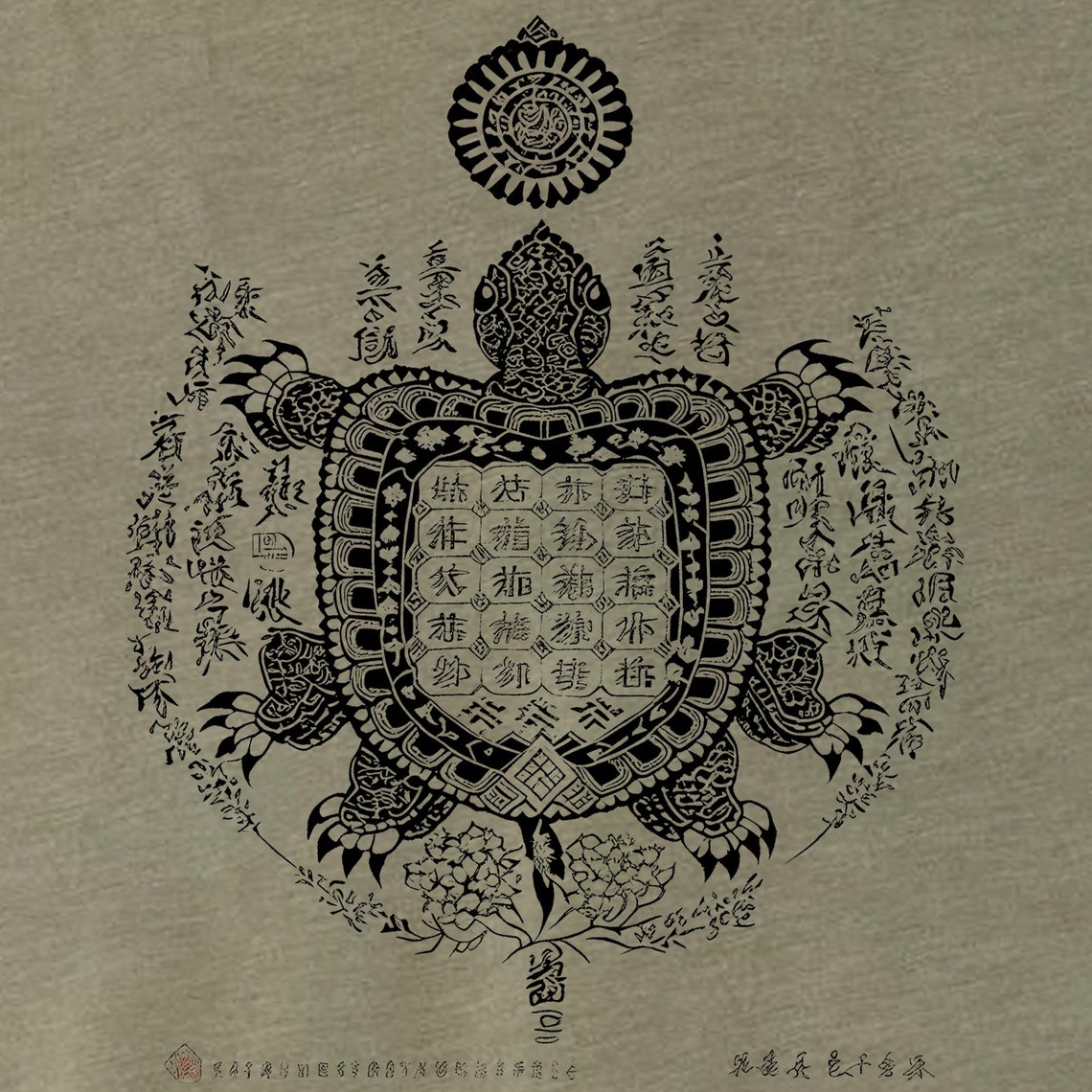 Taoist Tortoise Divination: I Ching, Chinese Calligraphy, Turtle ...
