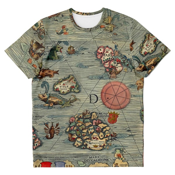 Nautical Maps With Kraken - Etsy