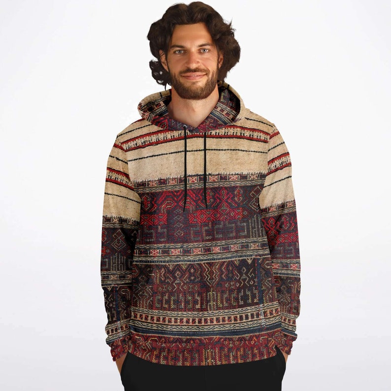 Li Tribe Inspired Hoodie, Traditional World Style, Ethnic Asian Boho ...