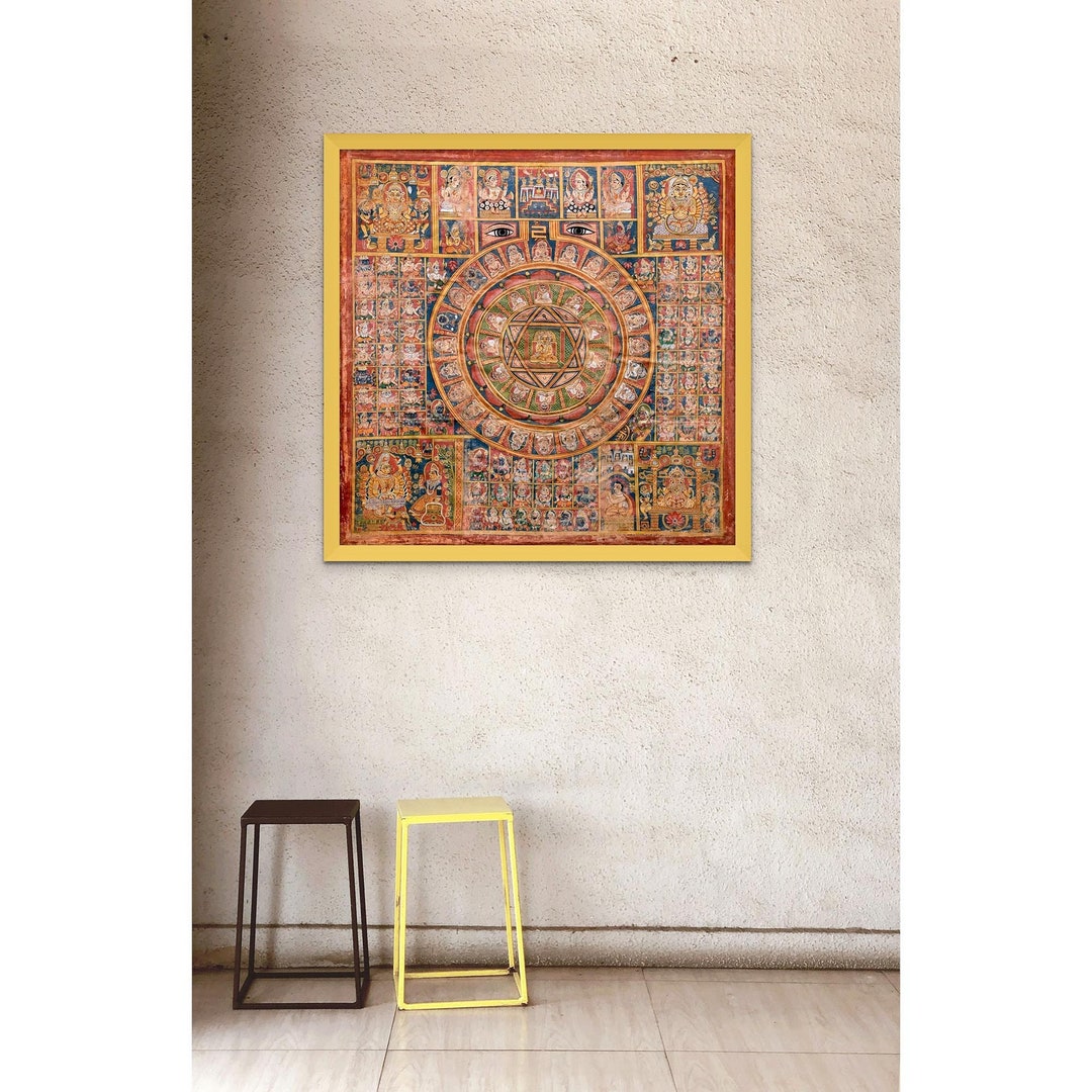 The Jain Tantric Diagram | Lotus Mandala Sacred Geometry, Golden Ratio ...