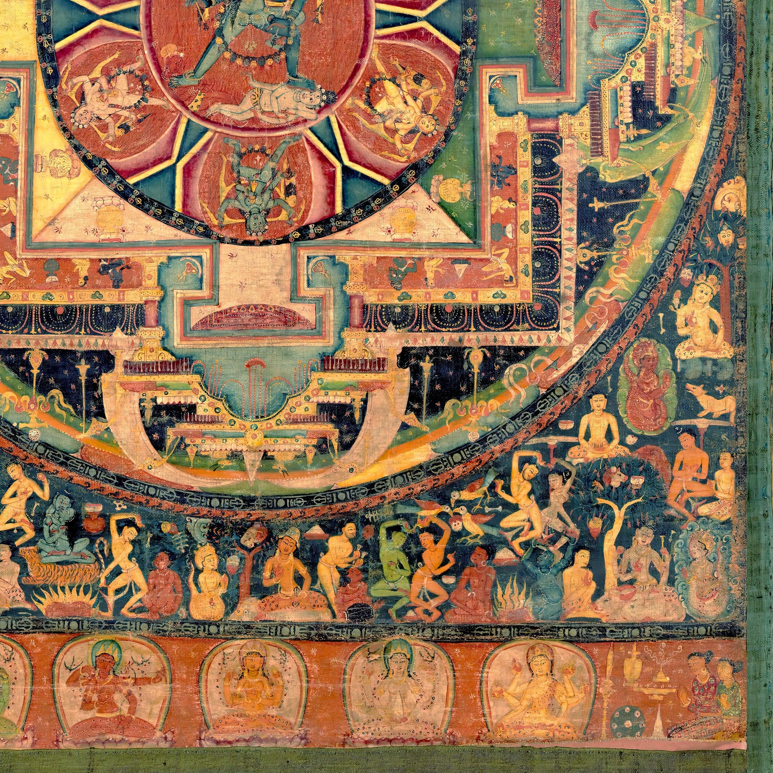 Chakrasamvara Mandala, Wheel of Bliss | Sacred Geometry, Buddhist ...