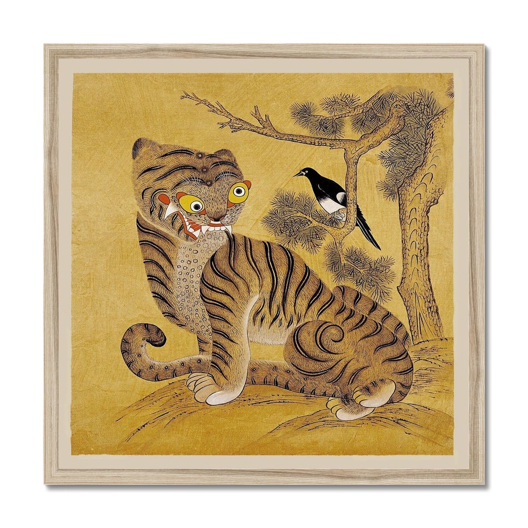 Freaky Tiger and Magpie: Korean 19th-century Minhwa Folk Painting ...