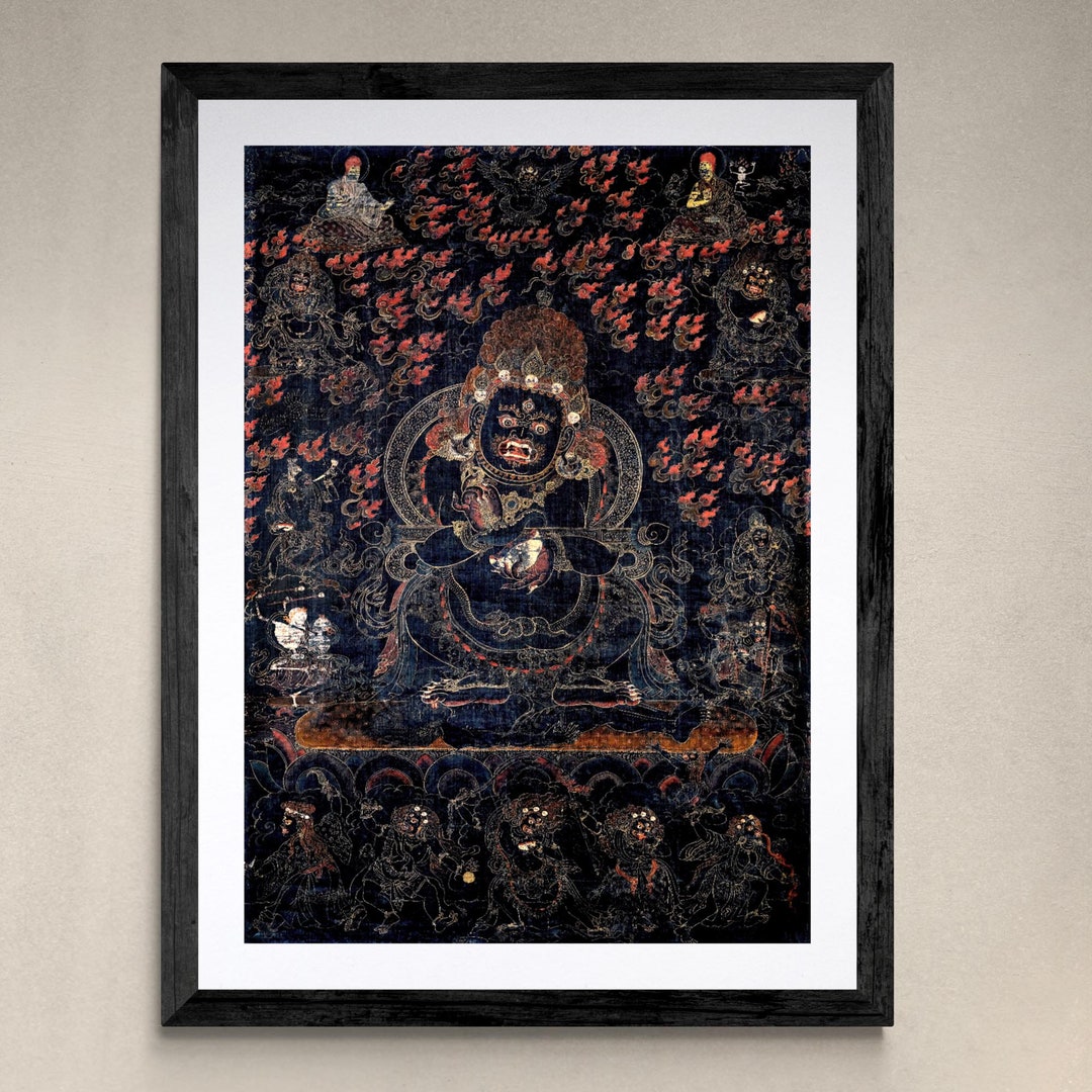 Mahakala as Panjarantha | Dharma Protector, Black Tibetan Antique ...