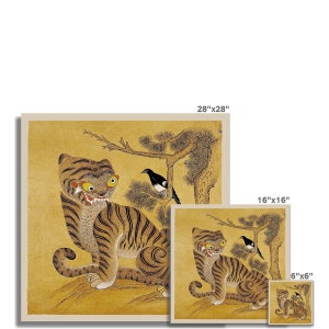 Minhwa Tiger and Magpie: Classic Korean 19th-century Folk Painting ...