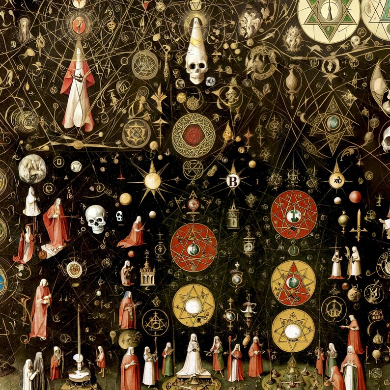 Alchemical Hermetic Symbolism & Talismans Mystic Occult - Etsy