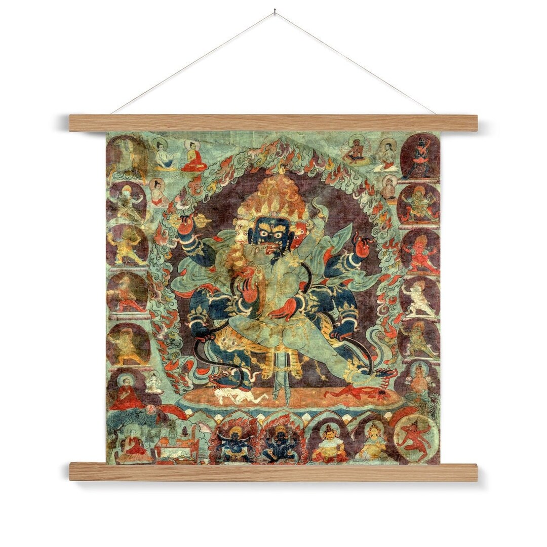Mahachakra Vajrapani Thangka bodhisattva & Buddhist Deity Tibetan ...