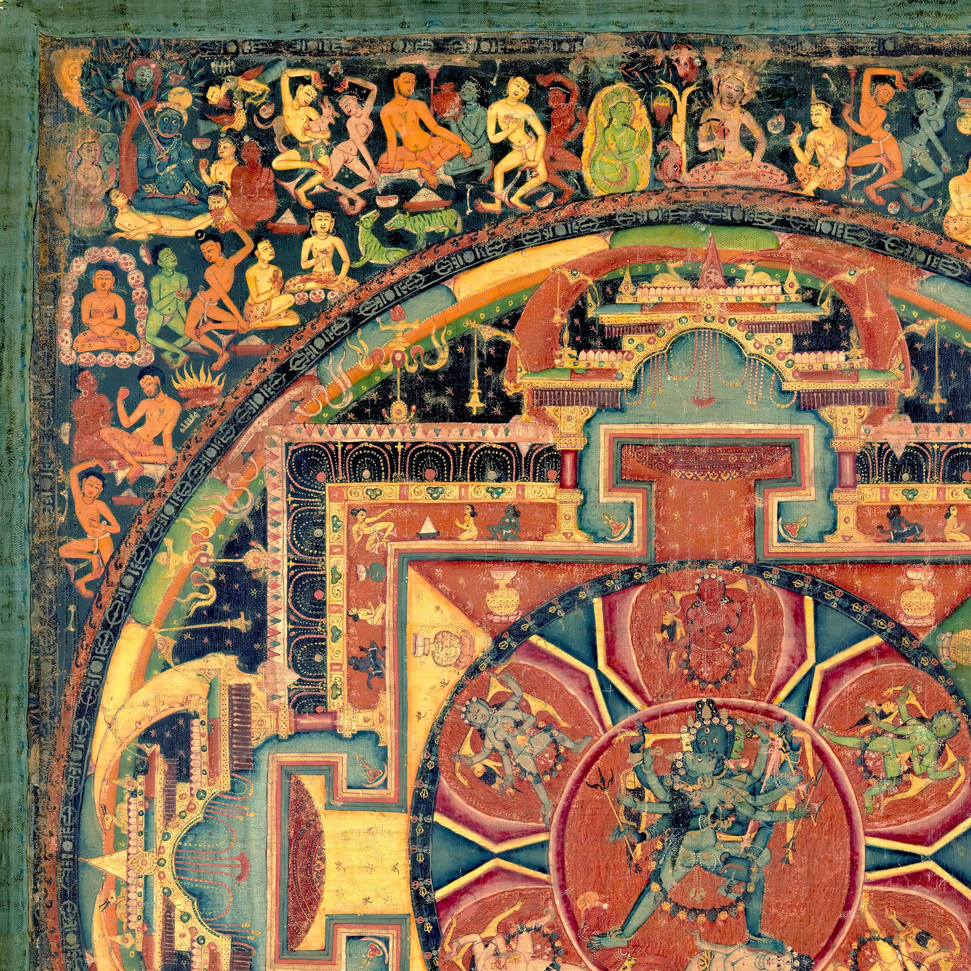 Chakrasamvara Mandala, Wheel of Bliss | Sacred Geometry, Buddhist ...